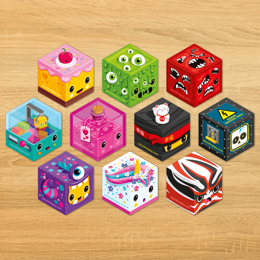 Block Happy sticker pack - Limited Edition 10 sticker pack